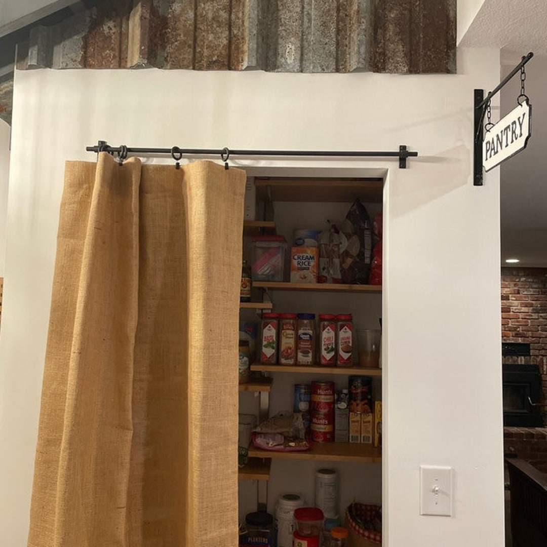 Café Iron Rod, 1/2'' Solid Iron Rod , Room Divider, Drapery Rod ...