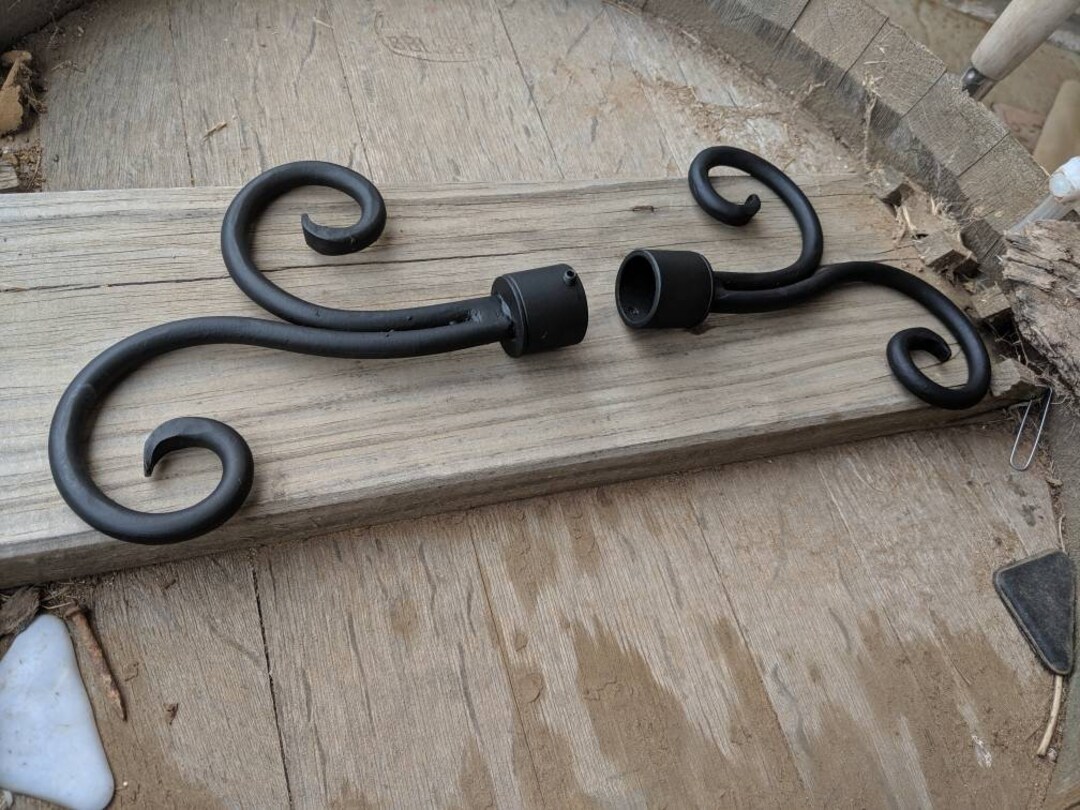 Drapery Rod Finials, 1-EA / PR Curtain Rod Finials, Decorative ...