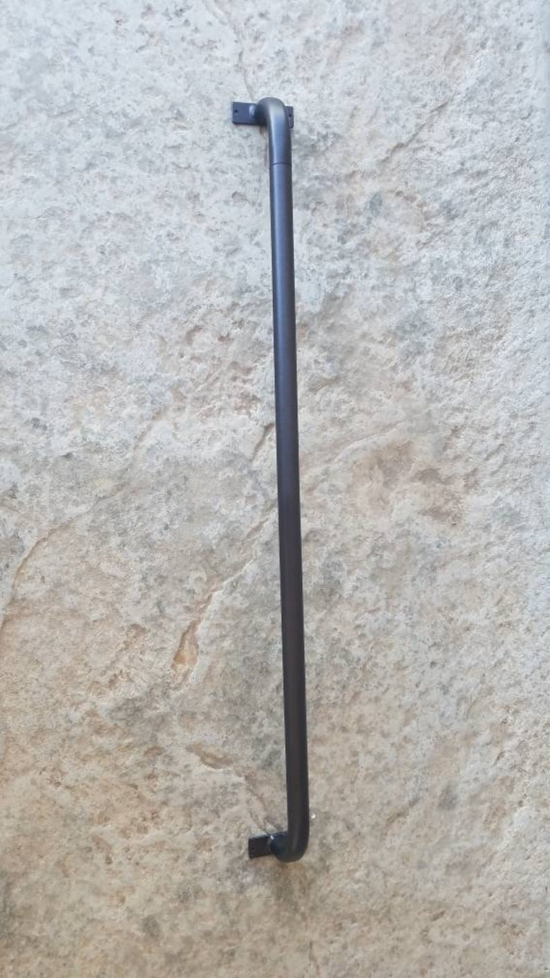 1'' Curtain Rod Industrial Rod Modern Iron Drapery - Etsy