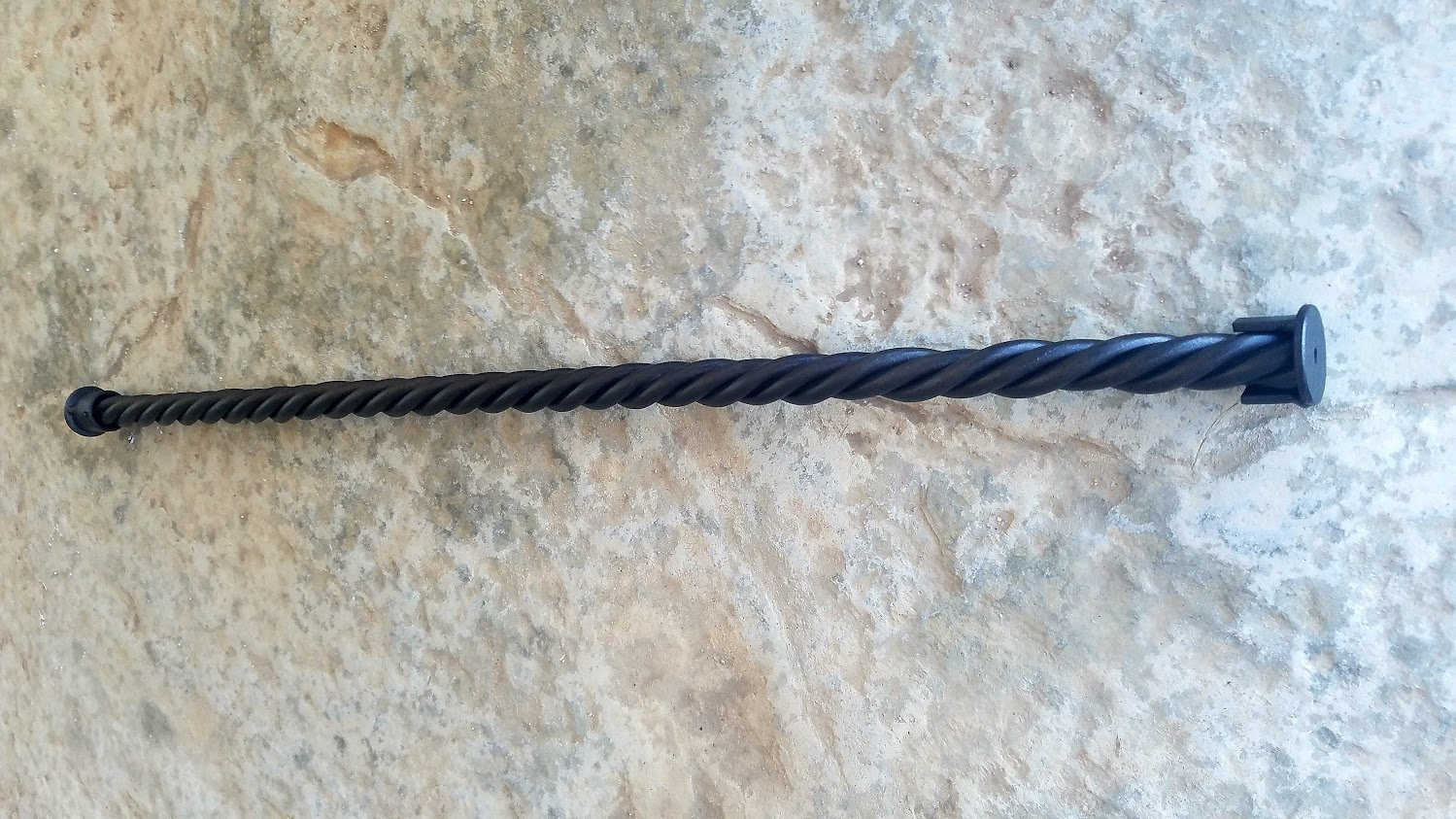 Cafe Iron Rod, 3/4'' Rope Iron Rod, Room Divider, Drapery Rod, Curtain ...