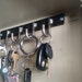 Key Holder, Industrial Key Holder With 4 Hooks, Iron Key Hooks, Raw ...