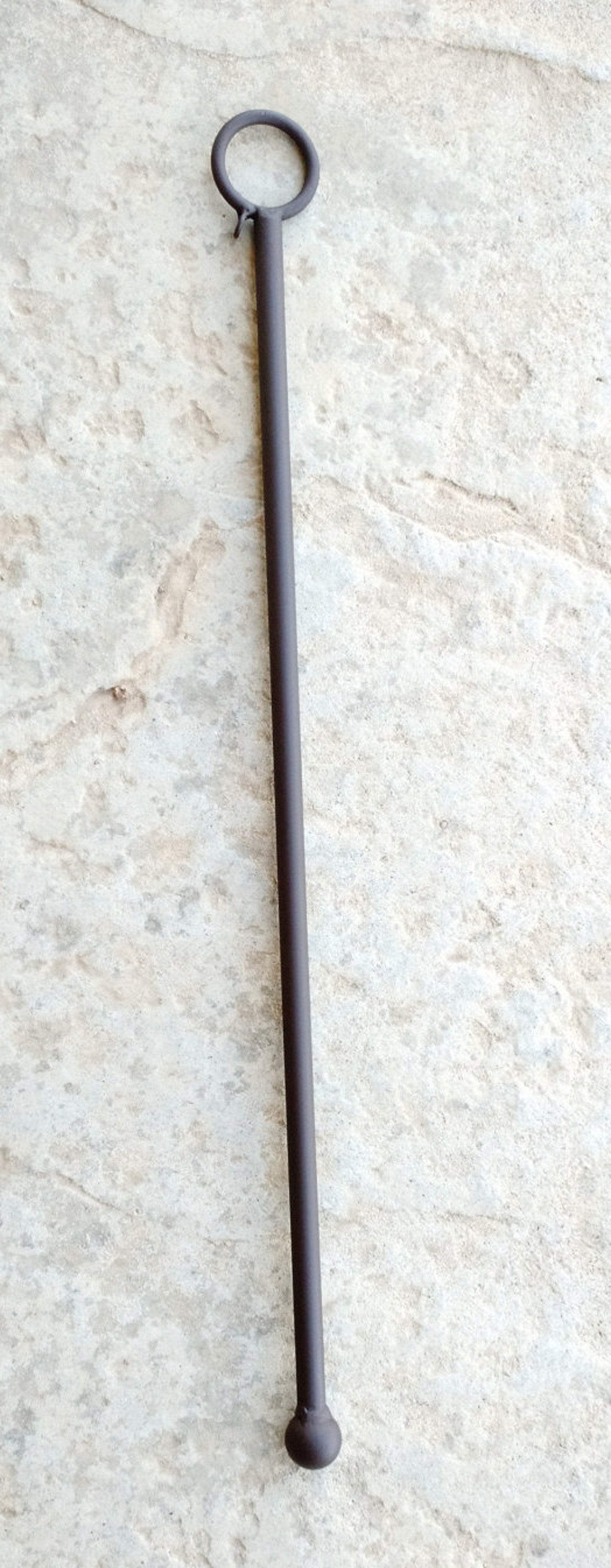 Iron Baton Hand Made Wrought Iron Drapery Baton Drapery Ring - Etsy