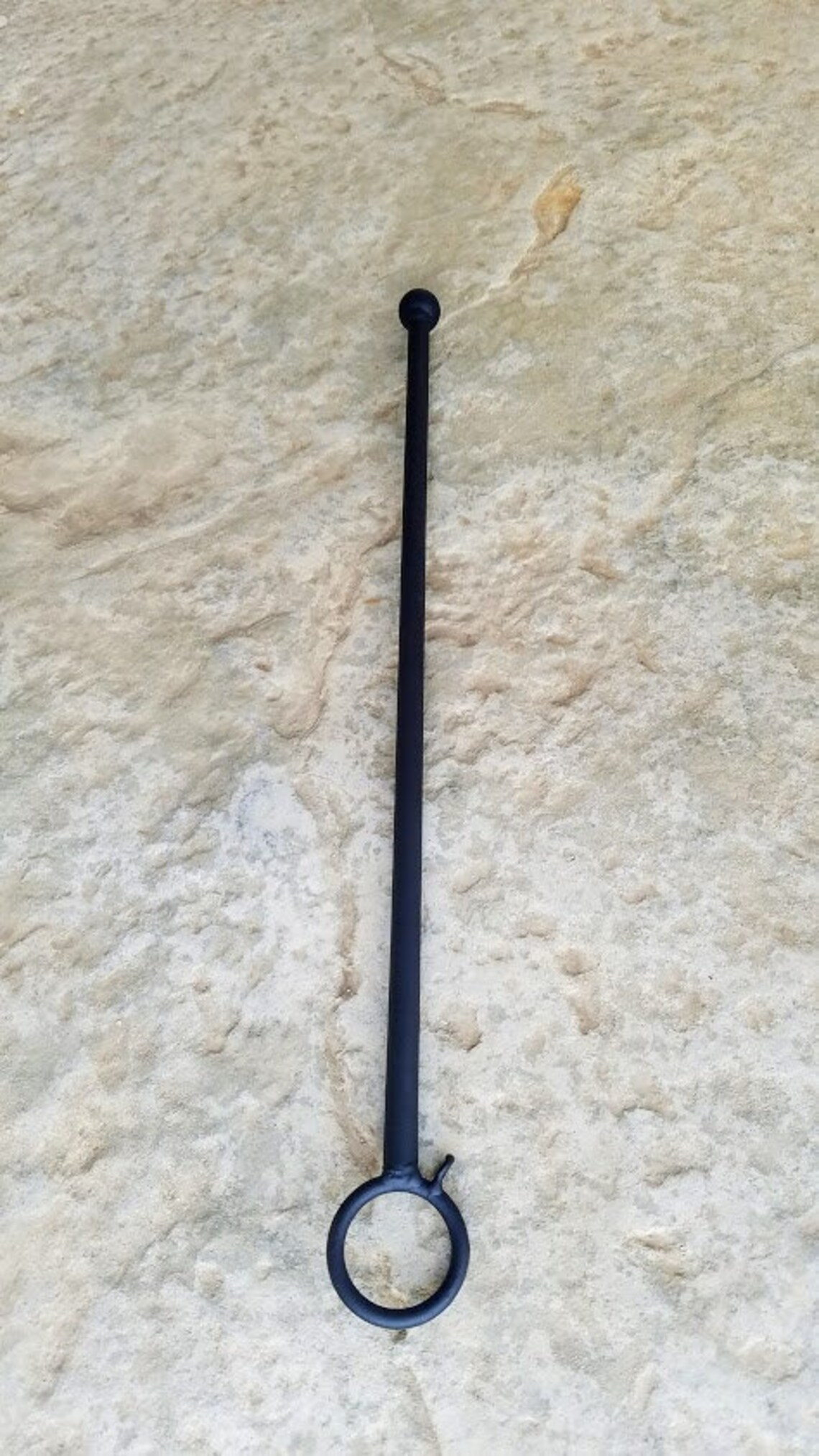 Iron Baton Hand Made Wrought Iron Drapery Baton Drapery Ring - Etsy