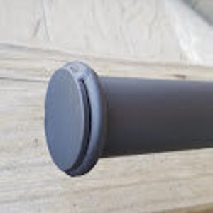 Simple Decorative End Caps With 1 Iron Ring Drapery Rod Cap - Etsy