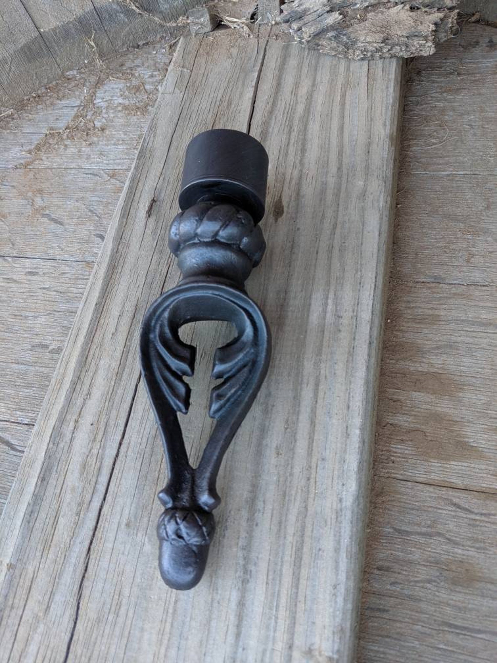 Drapery Rod Finials SF30 Curtain Rod Finials Decorative - Etsy