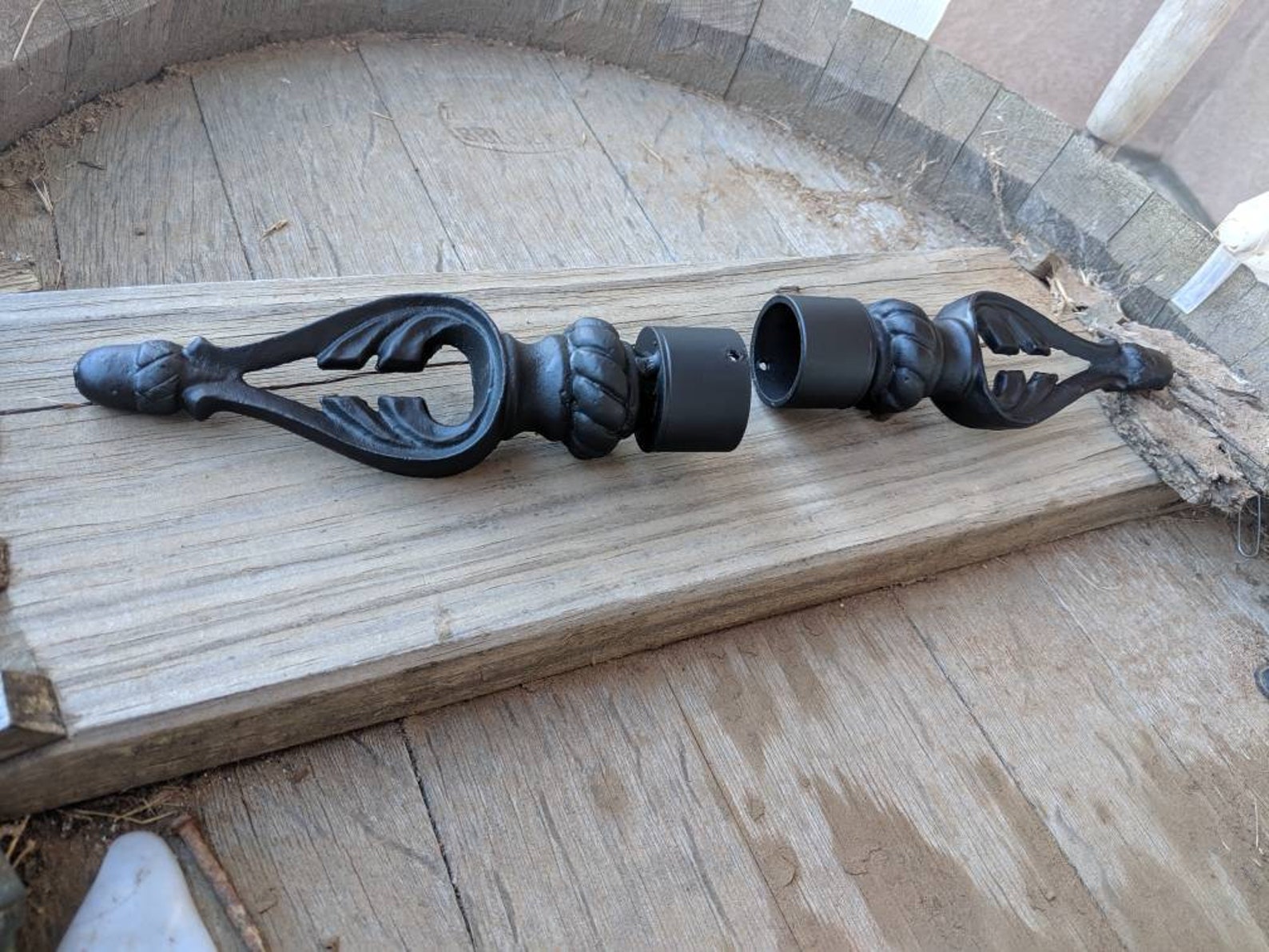 Drapery Rod Finials SF30 , Curtain Rod Finials, Decorative ...