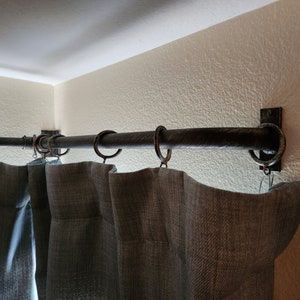 Corner Bracket ONLY for Single Rod , Iron Rod or Wood Pole Corner ...