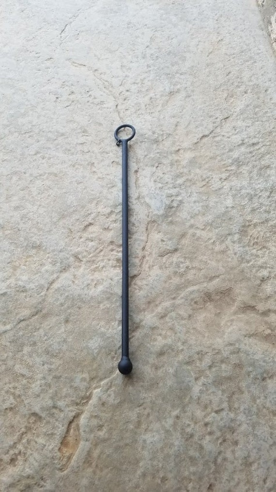 Iron Baton Hand Made Wrought Iron Drapery Baton Drapery Ring - Etsy