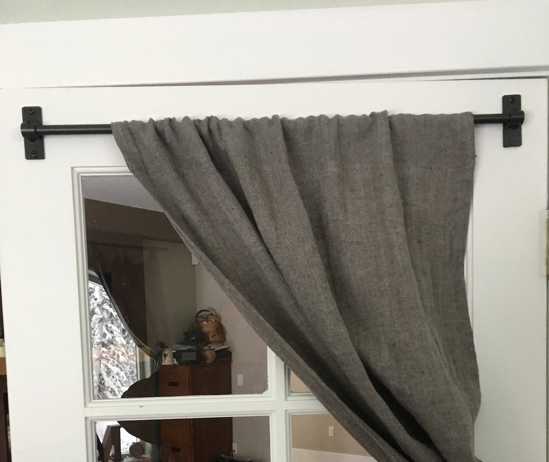 SET #2 27''-62'' Café Iron Rod, 1/2'' Solid Iron Rod, Room Divider ...
