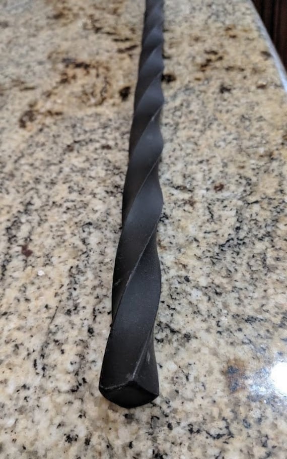 TWISTED IRON ROD Cut to Size 67'' 126'' - Etsy