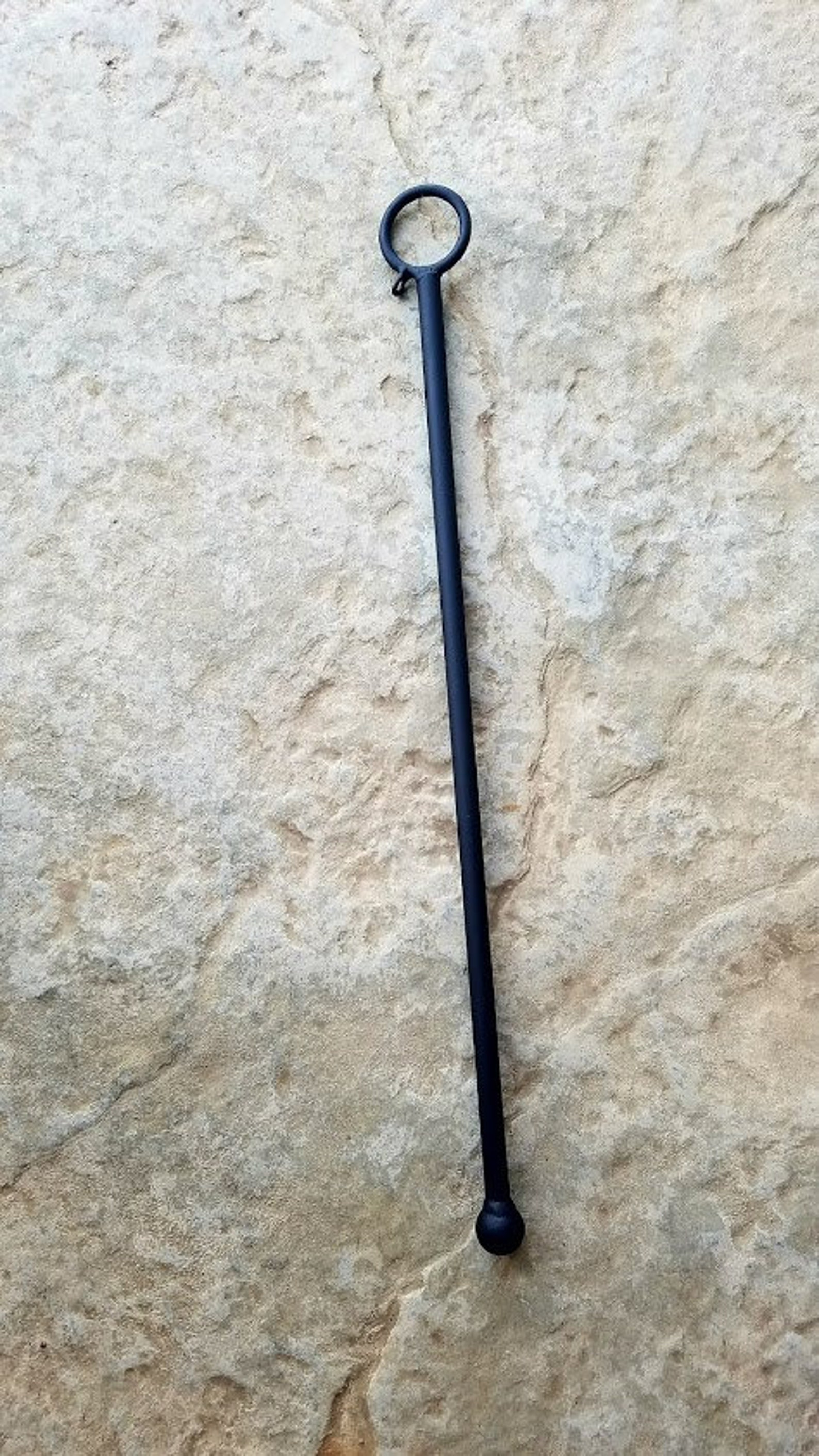 Iron Baton Hand Made Wrought Iron Drapery Baton Drapery Ring - Etsy