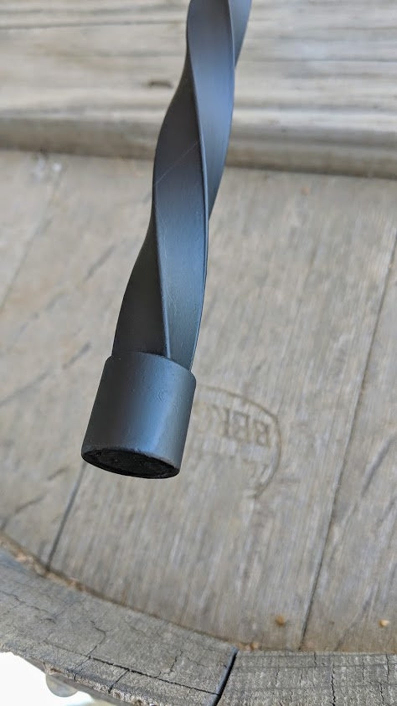 TWISTED IRON ROD Cut to Size 1/2'' Twisted Rod Only , From 12'' - 66 ...