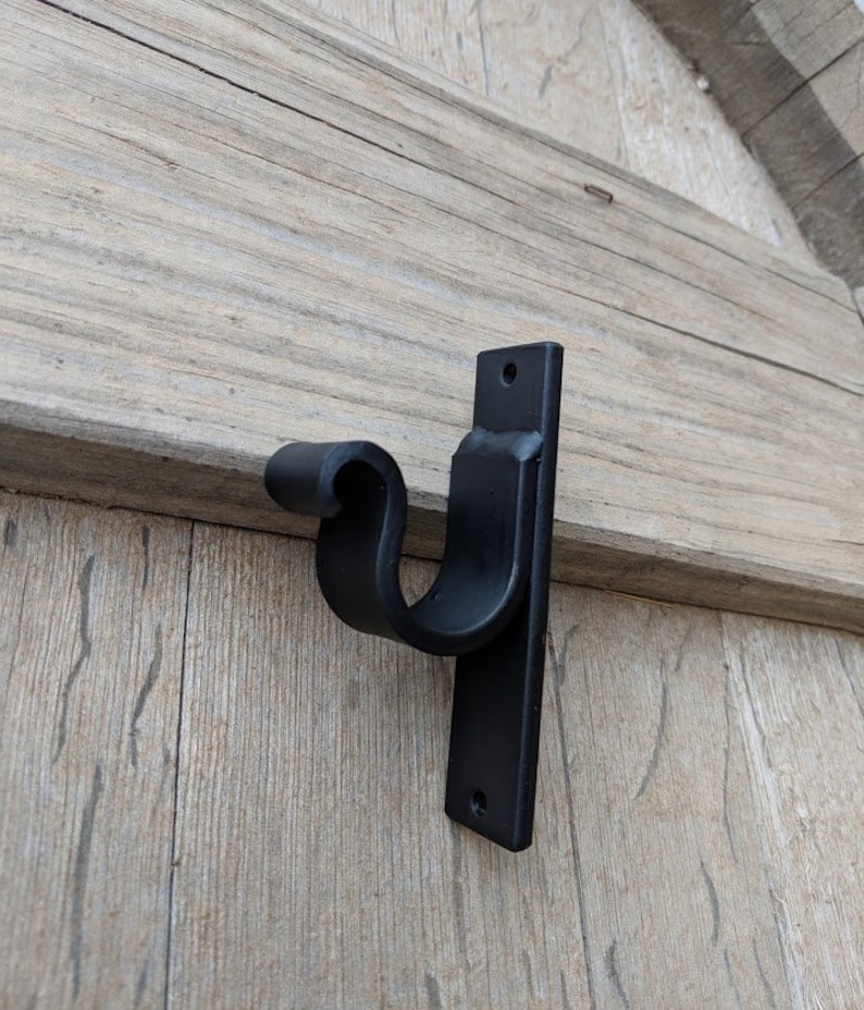 Tapestry Front Forge Wall Brackets Round Rods 1-ea Custom - Etsy