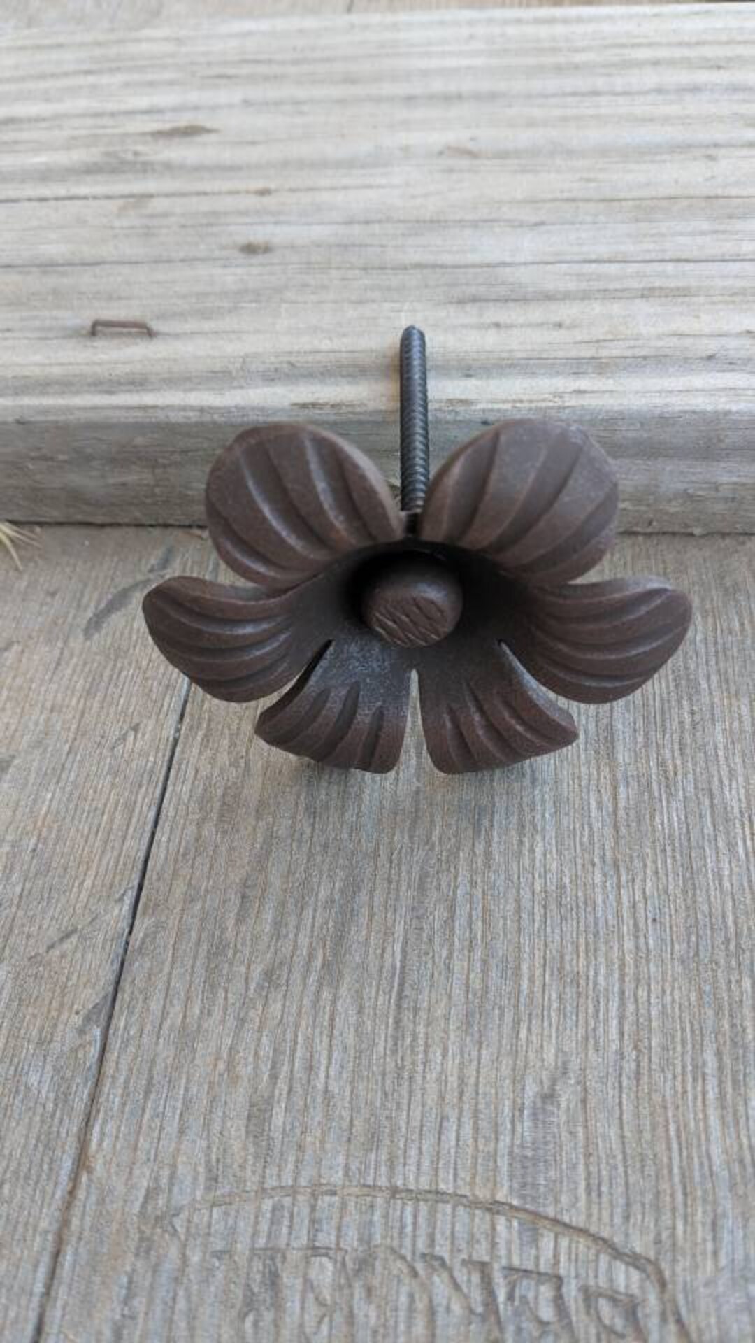 Pegs , Forged Steel Flower, Swag Holder, Girls Room Décor, Forged Steel ...