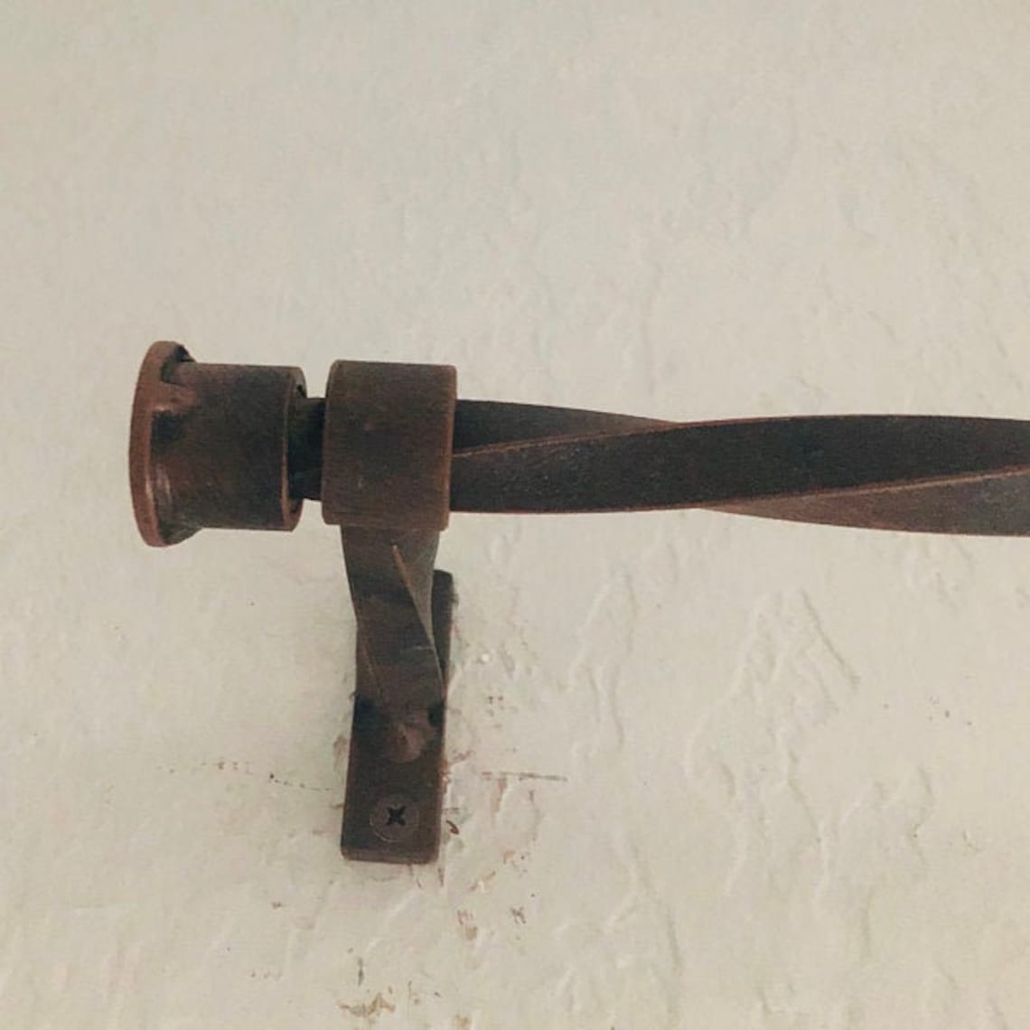 TWISTED IRON ROD Cut to Size 67'' 126'' - Etsy