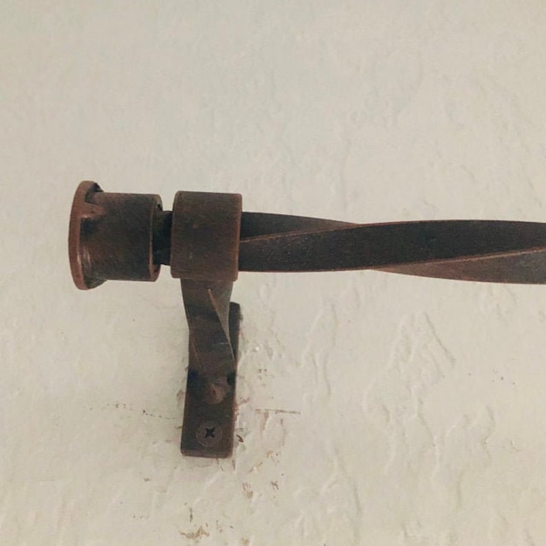 TWISTED IRON ROD Cut to Size 1/2'' Twisted Rod Only , From 12'' - 66 ...