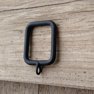 Rectangular Iron Rings, Curtain Square Rod Rings, Square Rod Drapery ...