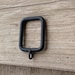Rectangular Iron Rings Curtain Square Rod Rings Rectangular - Etsy