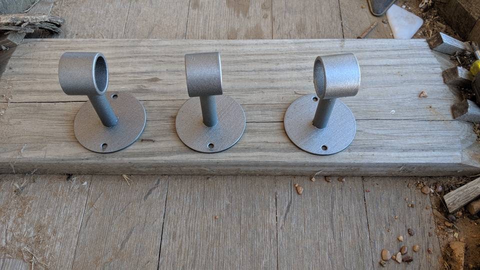 Round Wall plate Iron Drapery Bracket Ceiling & Wall Mount | Etsy