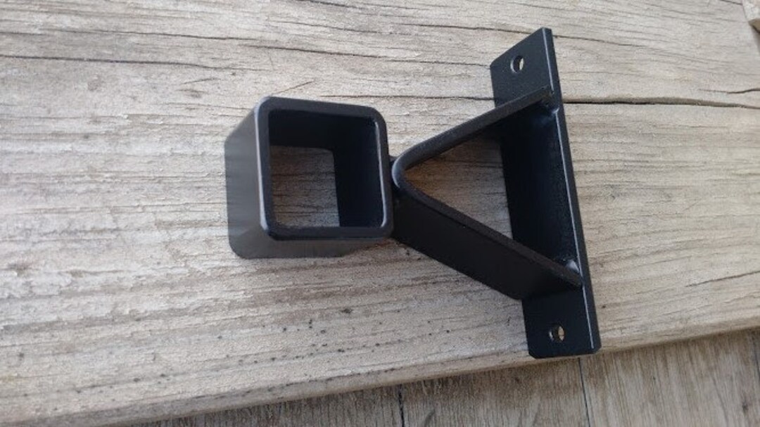 SB202 Square Rod Iron Brackets, Square Rod Bracket (1-EACH), Ceiling ...