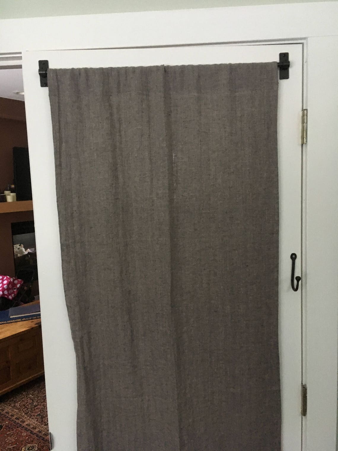 SET #2 27''-62'' Café Iron Rod, 1/2'' Solid Iron Rod, Room Divider ...
