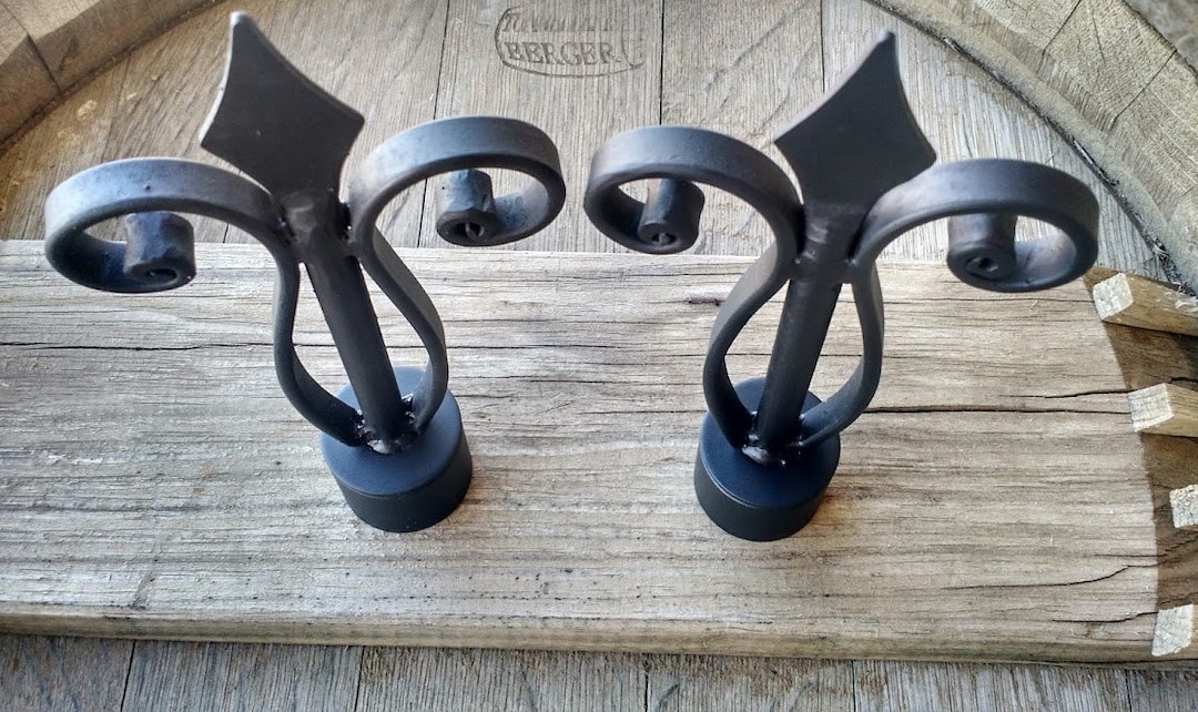 Drapery Rod Finials, Curtain Rod Finials, Decorative Mediterranean ...