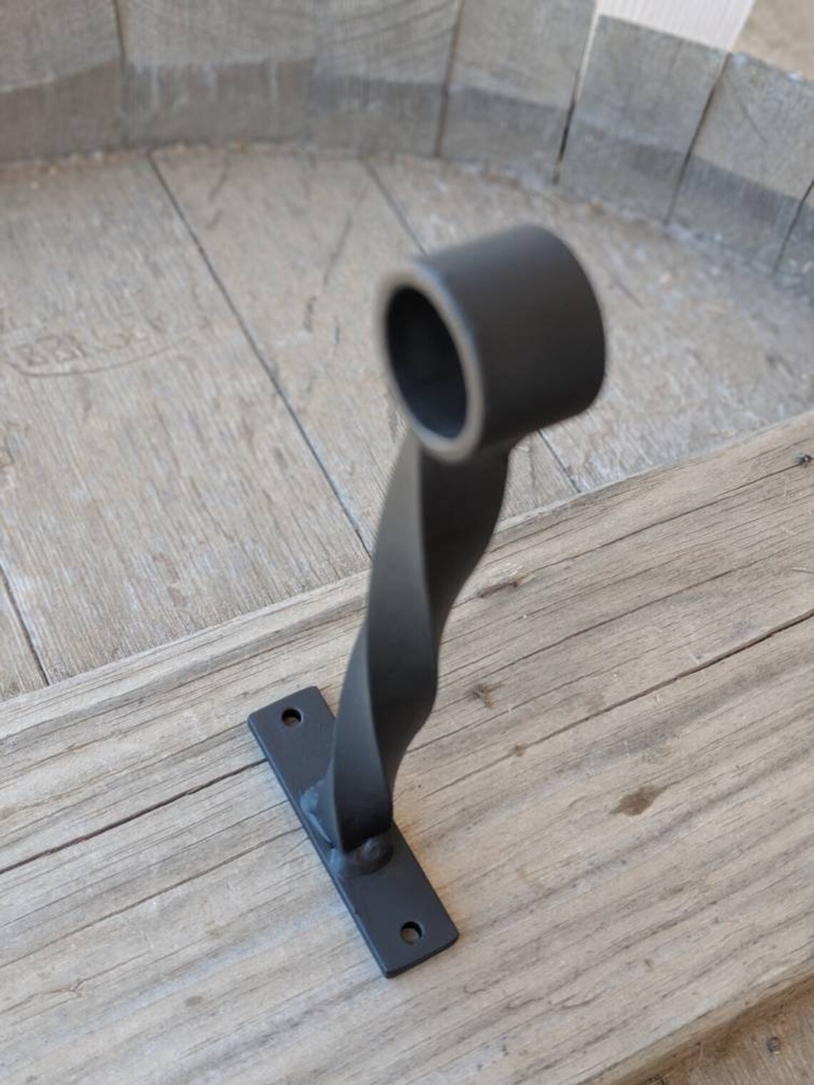 Twisted solid iron custom made Ceiling & Wall Bracket mount | Etsy