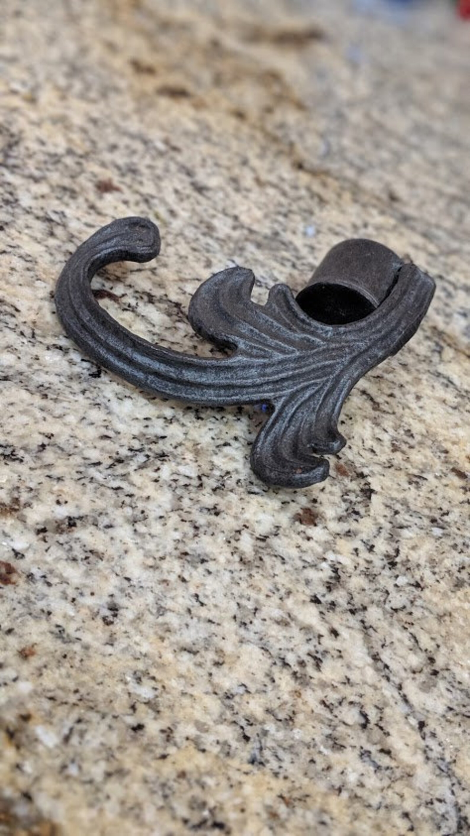 Drapery Rod Finials Curtain Rod Finials Leaf Mediterranean - Etsy