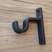 Iron Cafe Curtain Rod 1/2'' Round, Petite Cafe Rod With Rounded Elbows ...