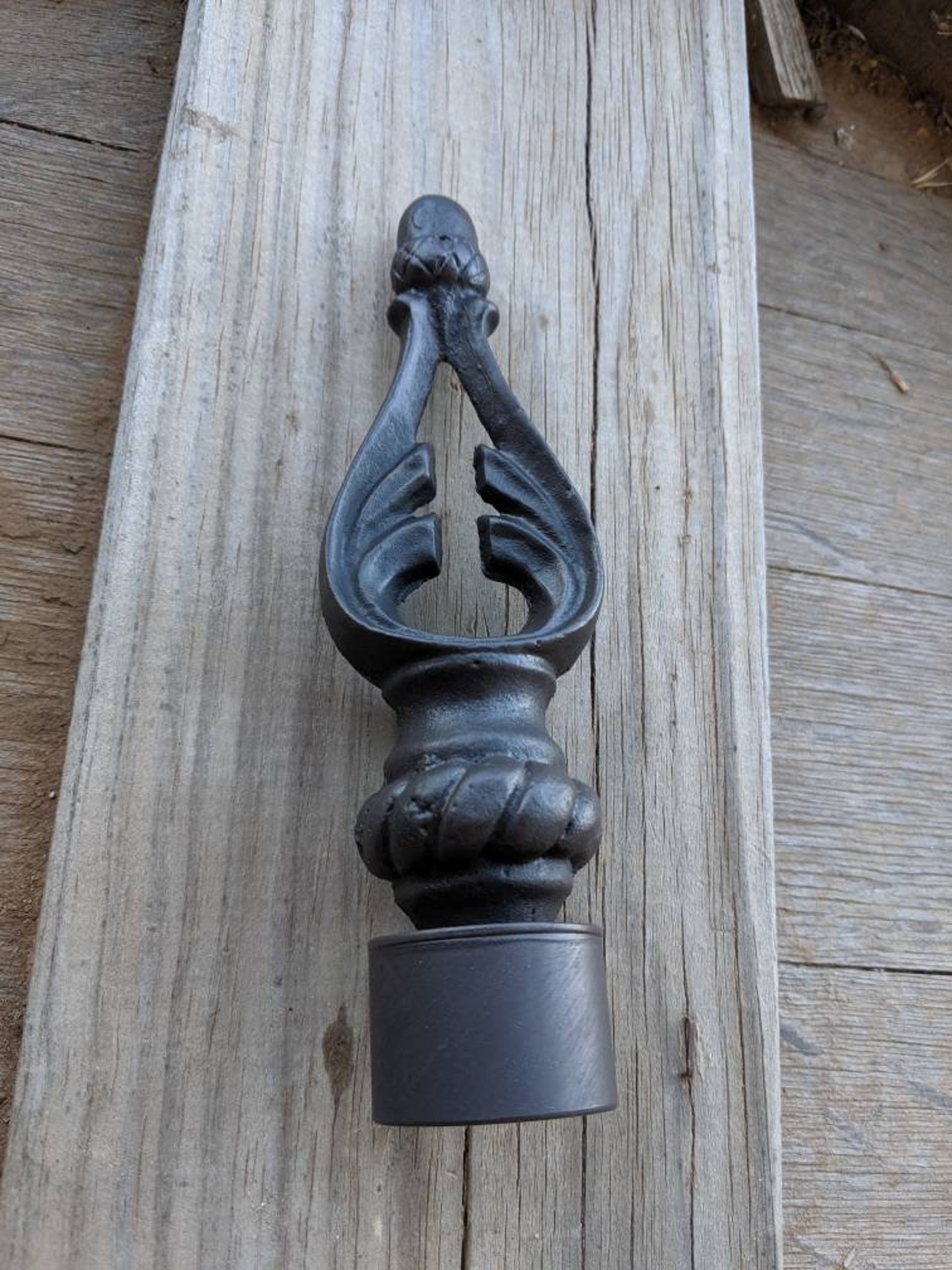 Drapery Rod Finials SF30 Curtain Rod Finials Decorative - Etsy