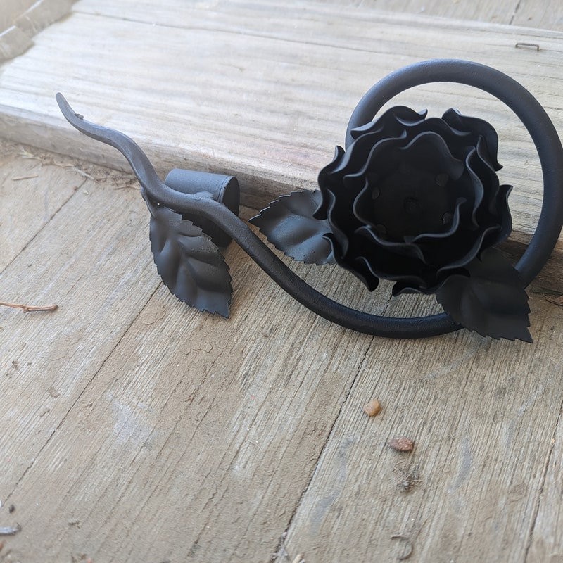 Rose Curtain Rod - Etsy
