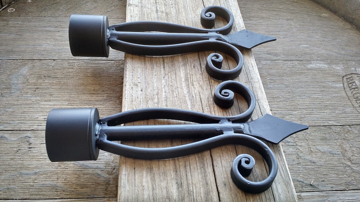 Drapery Rod Finials, Curtain Rod Finials, Decorative Mediterranean ...