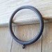 Extra Large Rustic Iron Rings, Curtain/ Drapery Rings With Eyelets, 3 ...