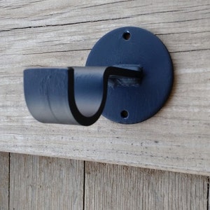 Single Rod Bracket for 3/4''-2'' Rods, 1-EA Hand Forged, Industrial ...