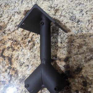 Corner Bracket ONLY for Single Rod , Iron Rod or Wood Pole Corner ...