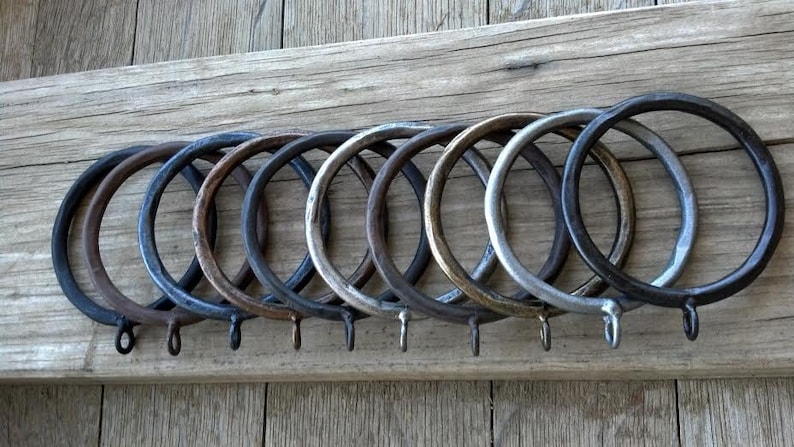 Simple Decorative End Caps With 1 Iron Ring Drapery Rod Cap - Etsy