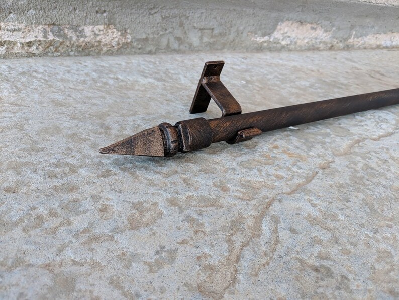 Medieval 1-ea Drapery Rod Finials Drapery Hardware | Etsy