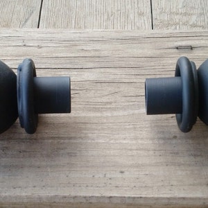 1-pair Elegant Ball Finials, Drapery Rod Simple Finials, Curtain Rod ...