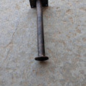 Handmade 1-EA, Iron Peg, Iron Face Out , Valet Hook, Industrial Wall ...