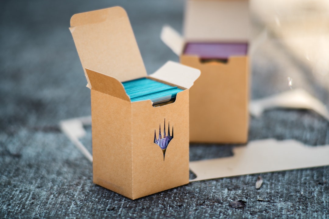 100 Card Deck Box Commander EDH MTG Magic the Gathering Sleeved - Etsy