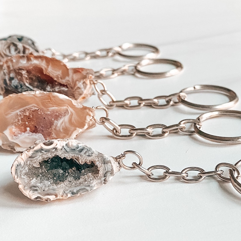 Crystal Keychain - Etsy