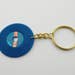 Vintage Vinyl Keychain in Blue - Etsy