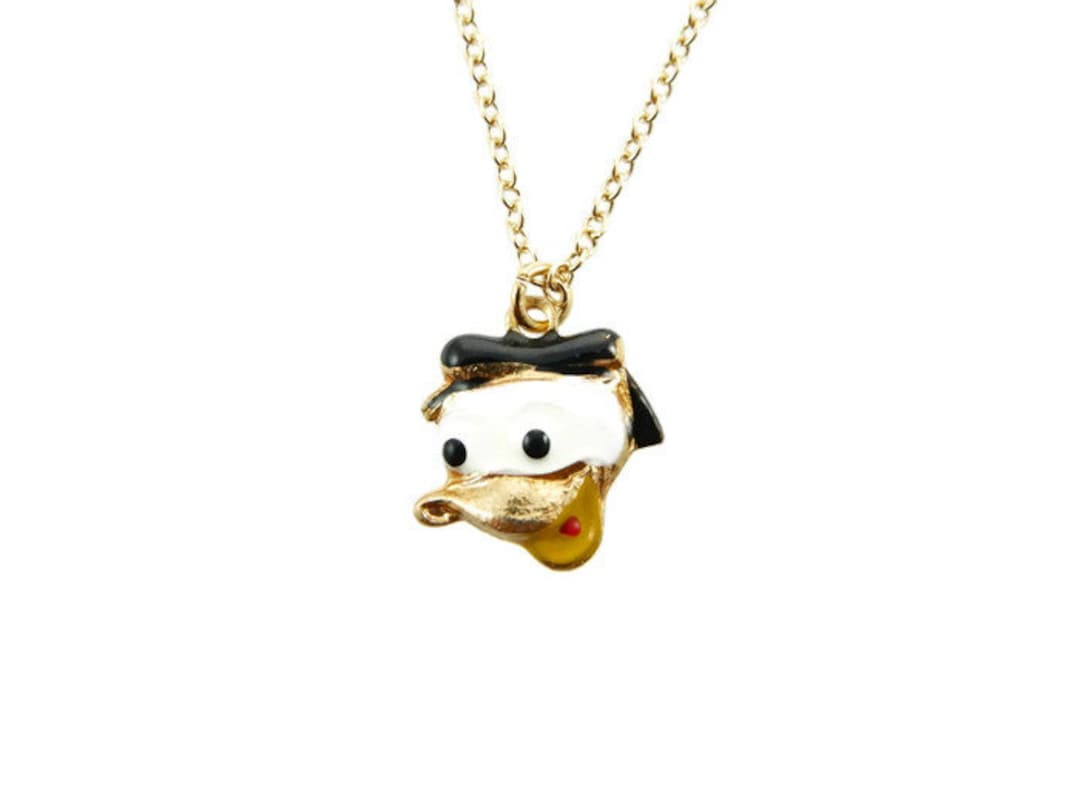 Vintage Donald Duck Necklace - Etsy