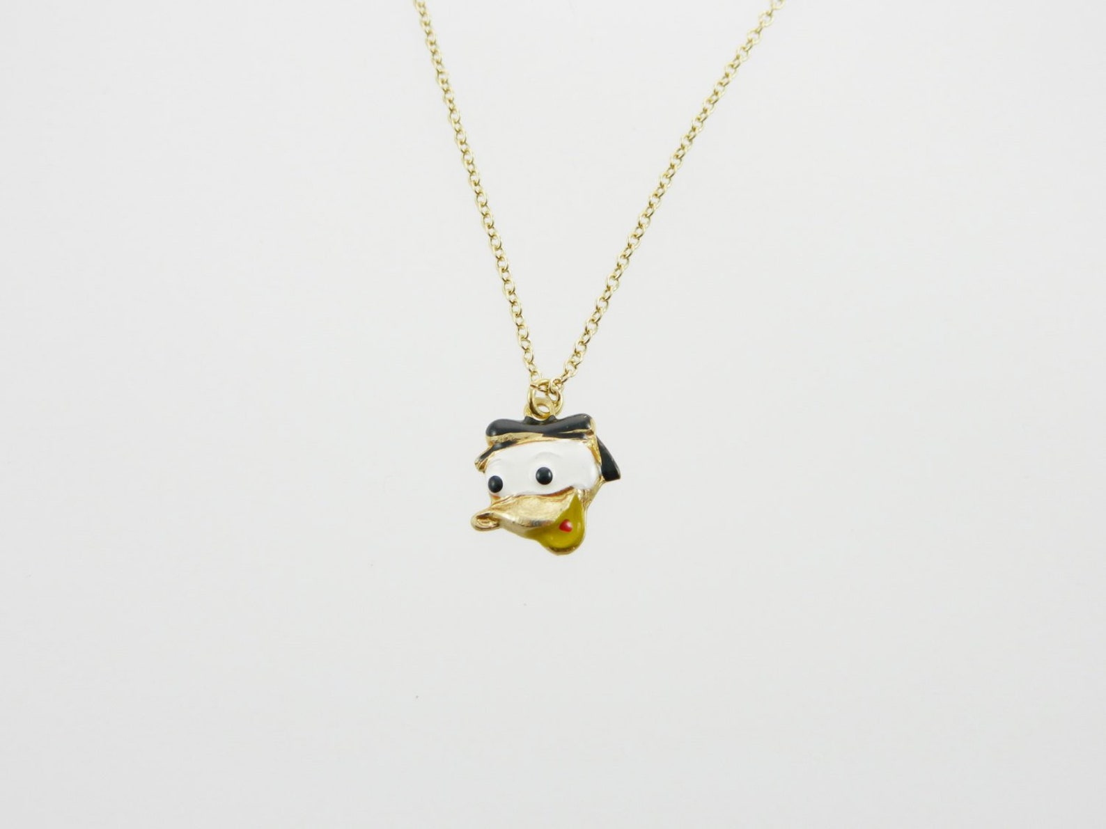 Vintage Donald Duck Necklace - Etsy