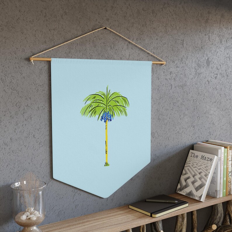 Pennant Banner, Palm Tree Jungle Theme Kids Room Decor Nursery Banner ...