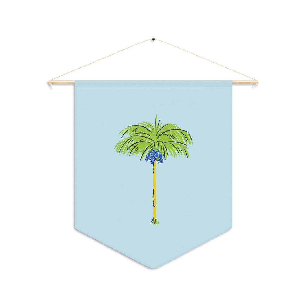 Pennant Banner, Palm Tree Jungle Theme Kids Room Decor Nursery Banner ...
