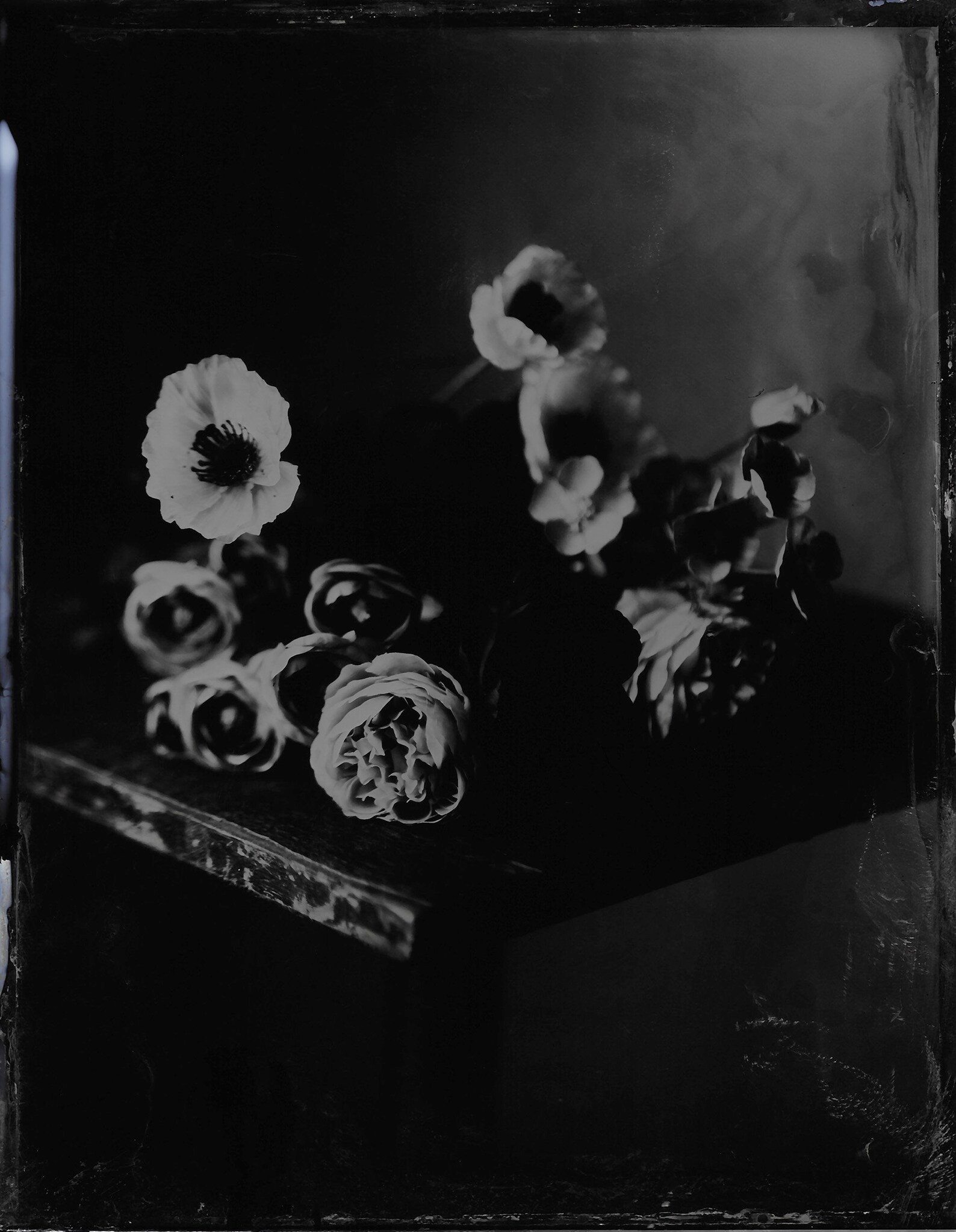 Tin Type, 4x5 Inches of Mixed Flowers, One of a Kind, Flowers - Etsy