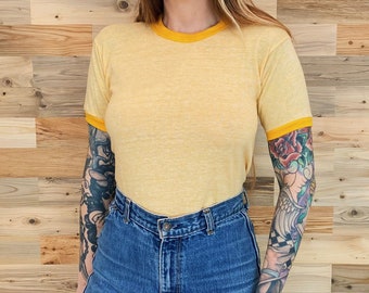 Vintage Ringer Tee - Etsy