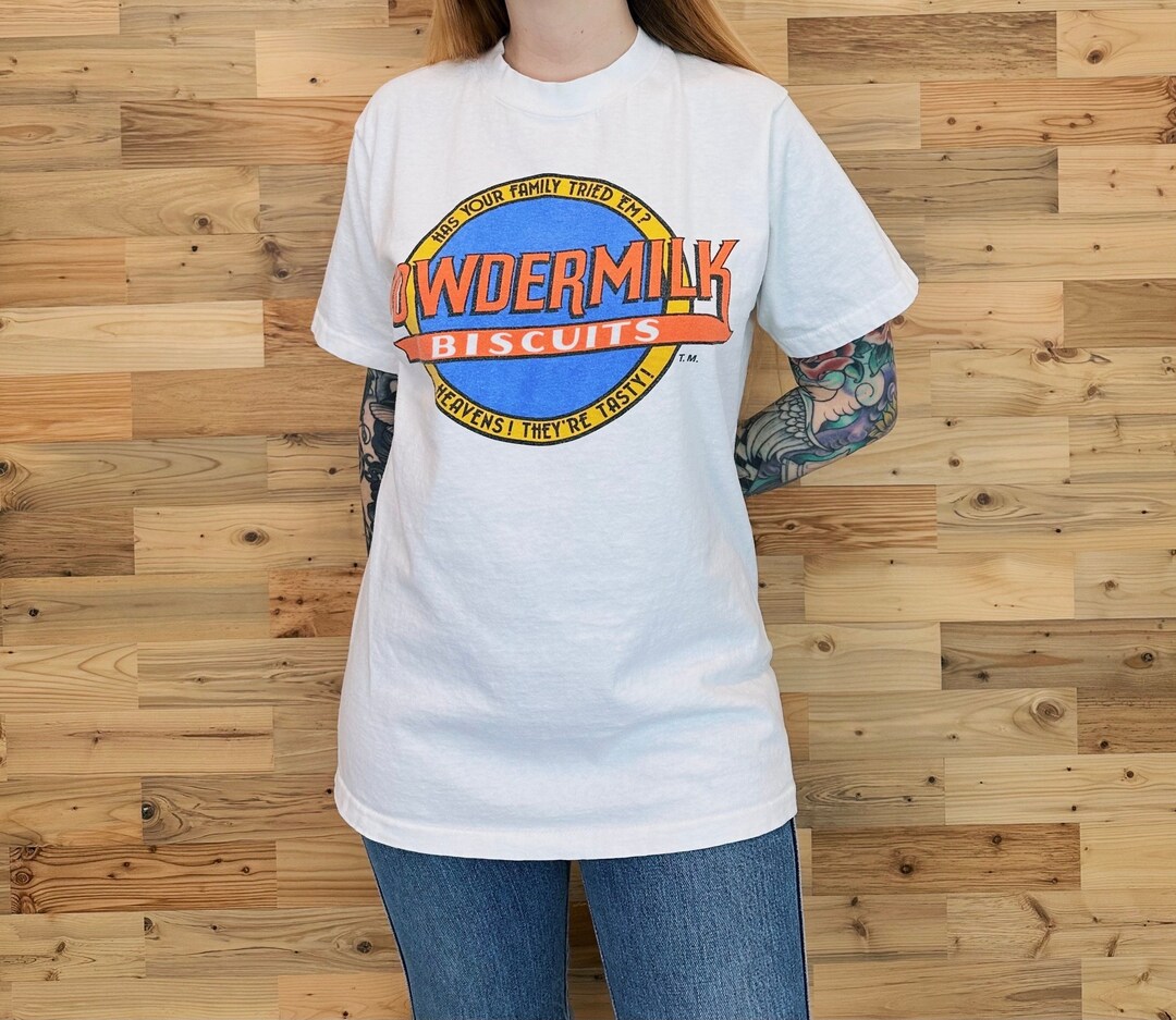 80's Vintage Powdermilk Biscuits Tee Shirt T-shirt - Etsy