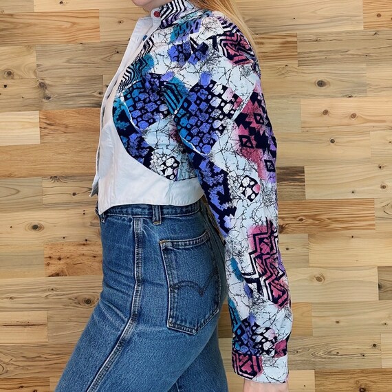 Vintage Western Roughrider Cropped Cut Out Rodeo Shir… - Gem